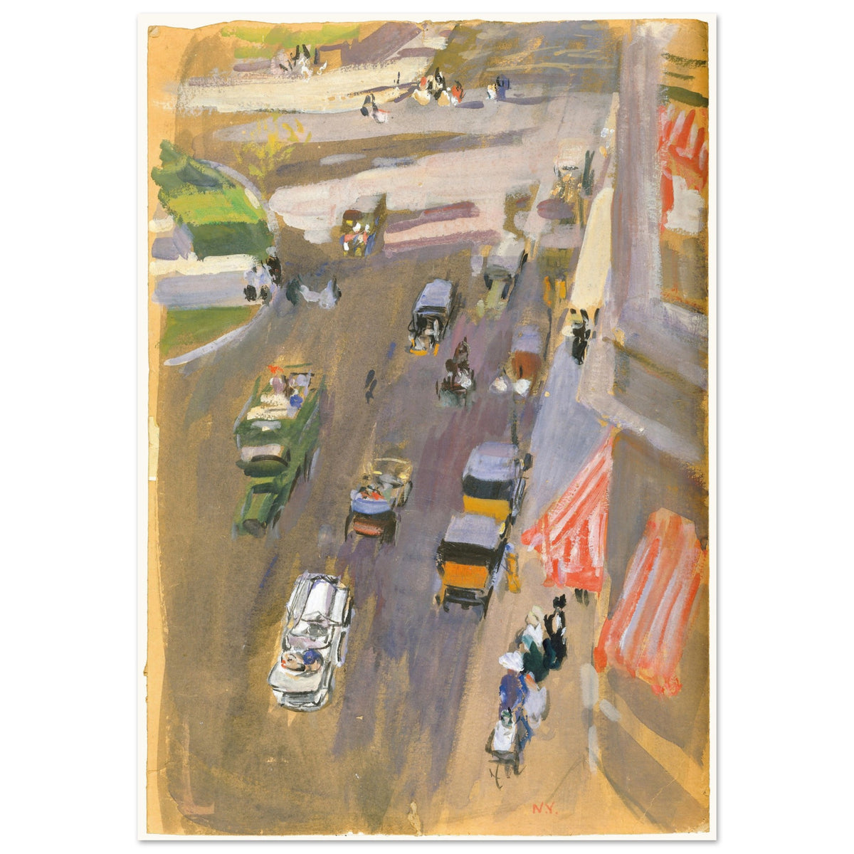 Joaquín Sorolla Y Bastida Art Print - Fifth Avenue New York – Visetto ...