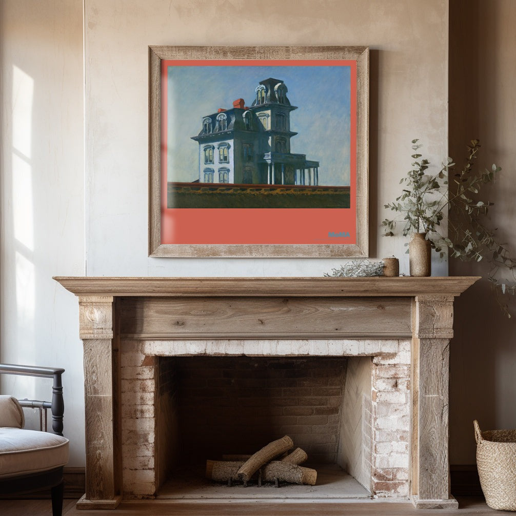 Edward Hopper Art Print - House By The Railroad – Visetto Posters