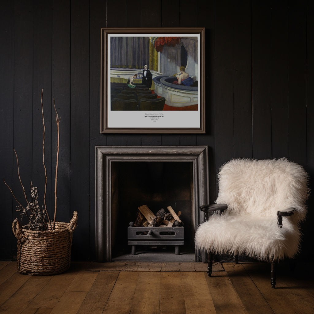 Edward Hopper Poster - Two On The Aisle – Visetto Posters