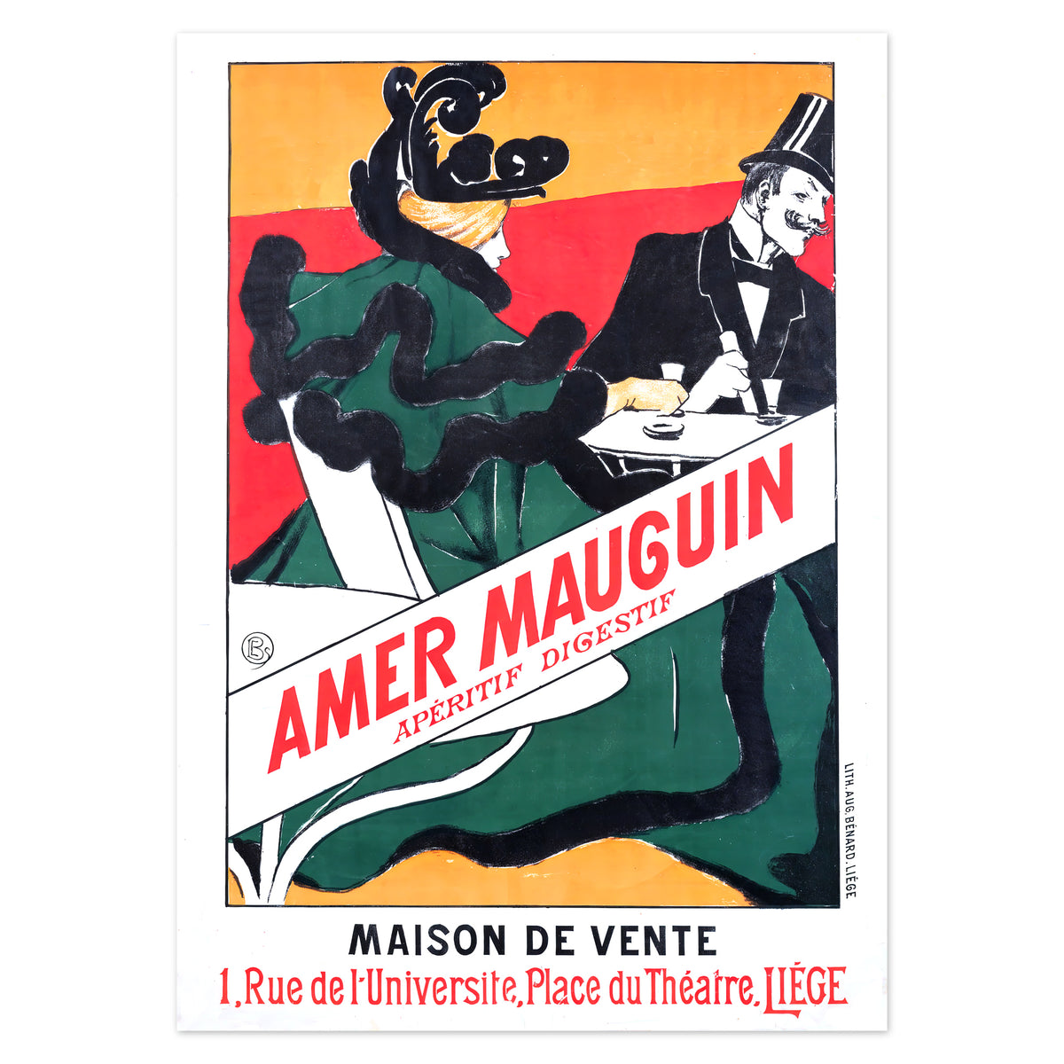 Émile Berchmans Poster - Amer Mauguin – Visetto Posters
